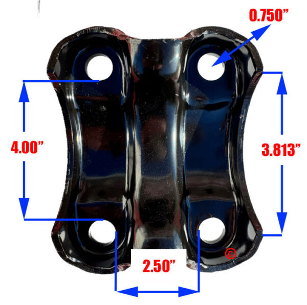 U-Bolt Nut Plates | U-Bolts Axle and Tie Plates
